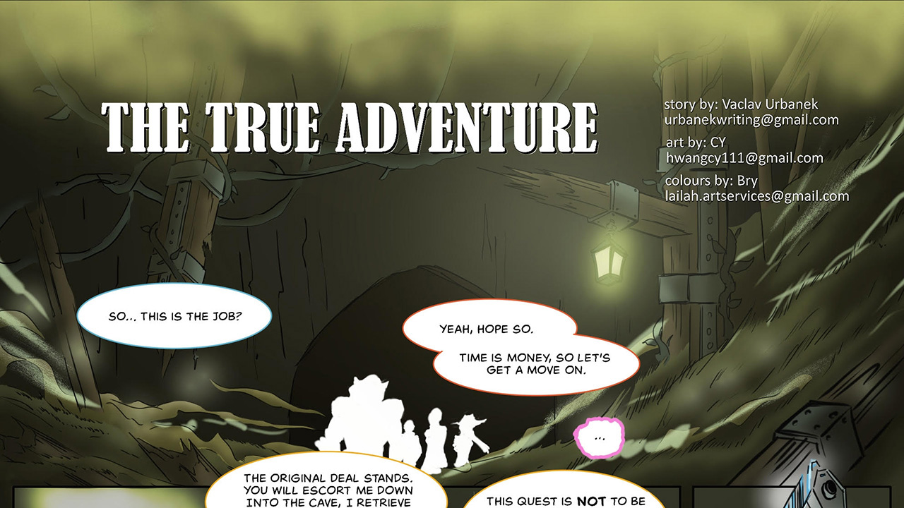 The True Adventure by CY - Short Comics - Writing Bubbles
